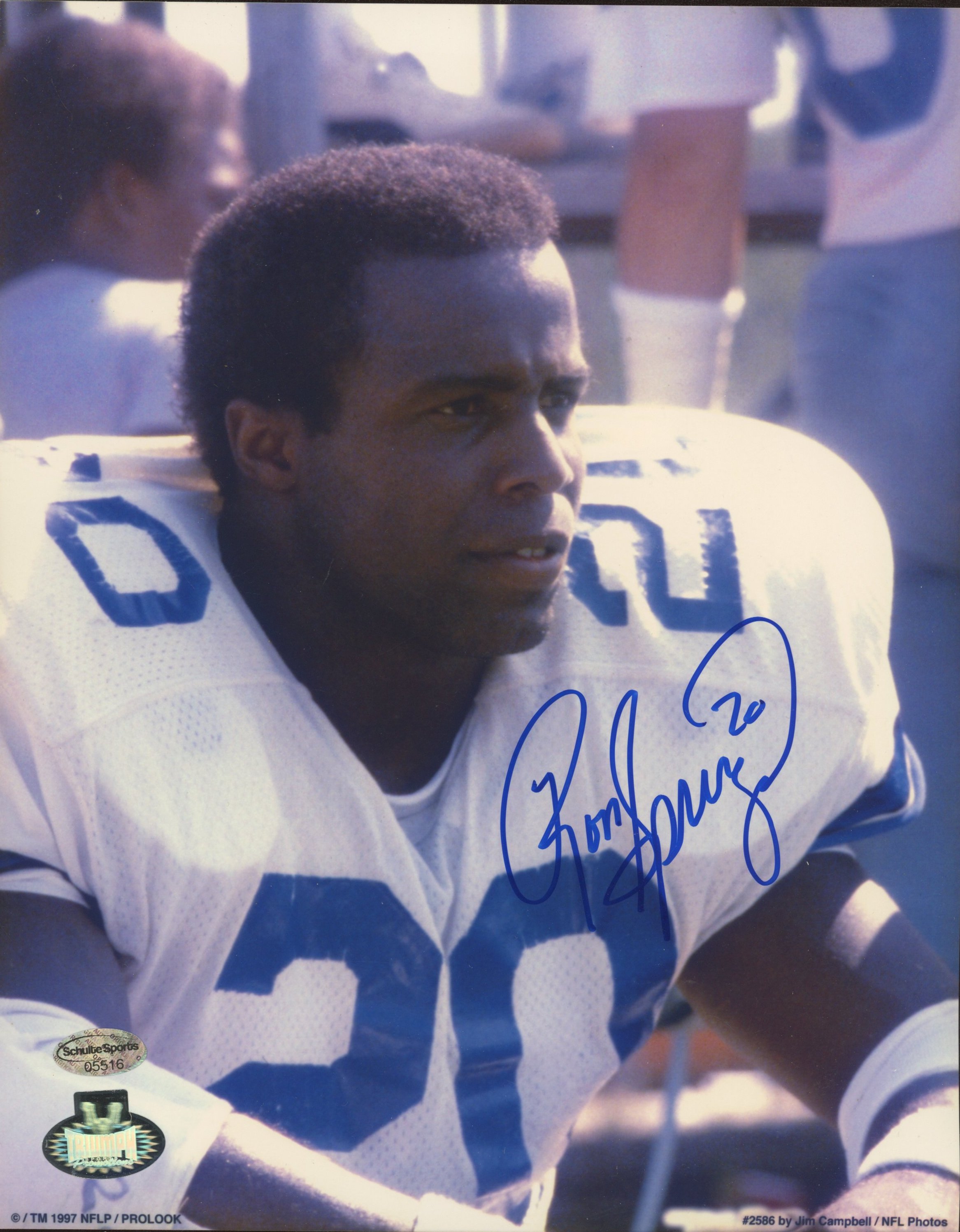 Ron Springs Signed Cowboys 8x10 Photo (Schulte Sports Hologram ...