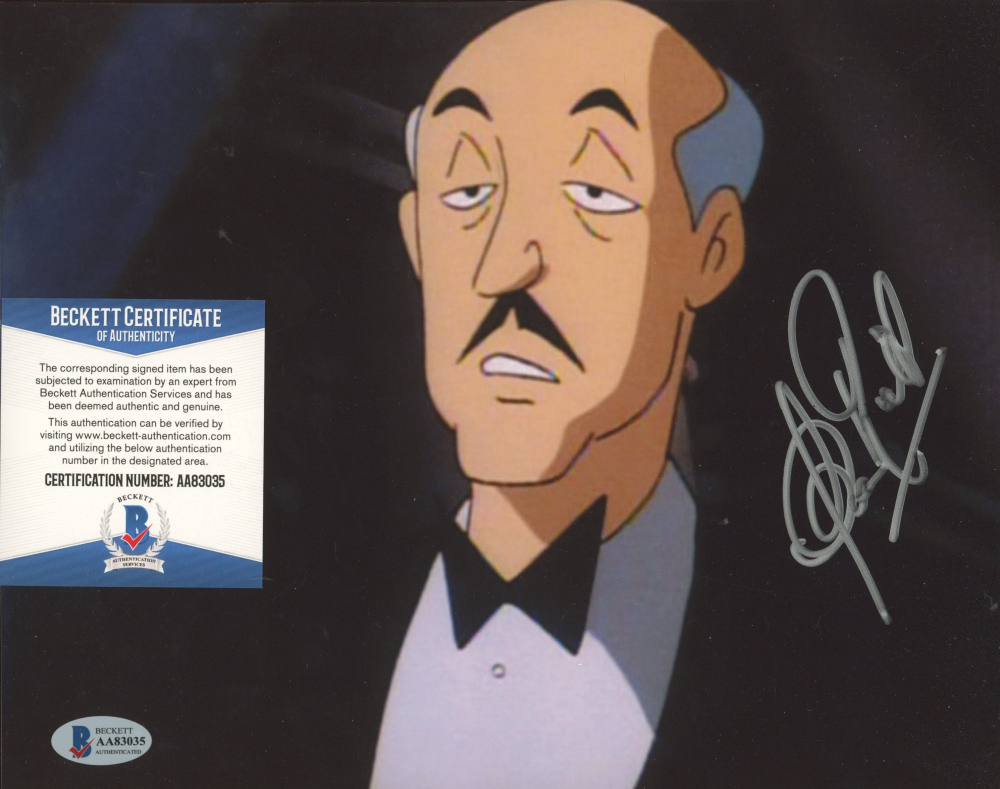 Clive Revill Signed "Batman: The Animated Series" 8x10 Photo (Beckett ...