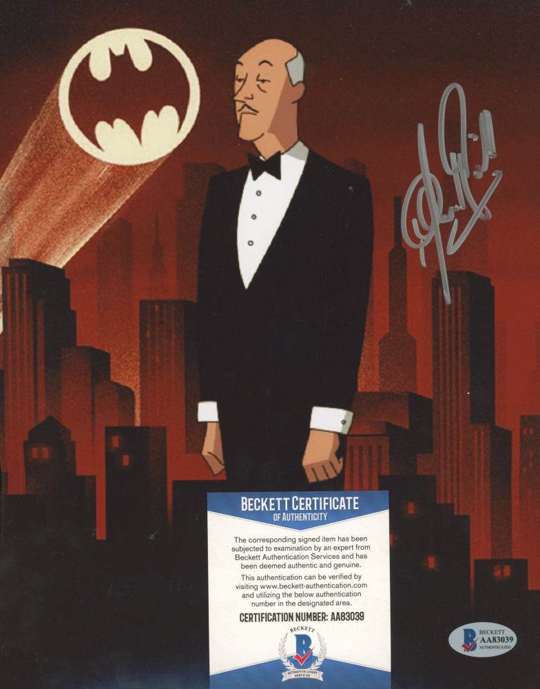 Clive Revill Signed "Batman: The Animated Series" 8x10 Photo (Beckett ...