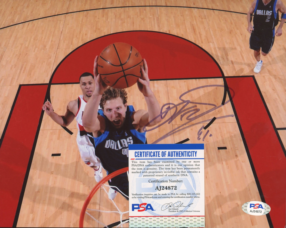 Dirk Nowitzki Signed West Mavericks 8x10 Photo (PSA COA) | Pristine Auction