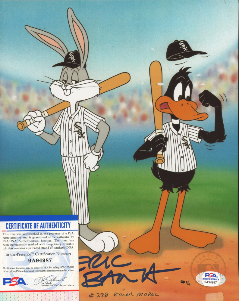 Eric Bauza Signed LE "Bugs Bunny & Daffy Duck" 8x10 Photo (PSA ...