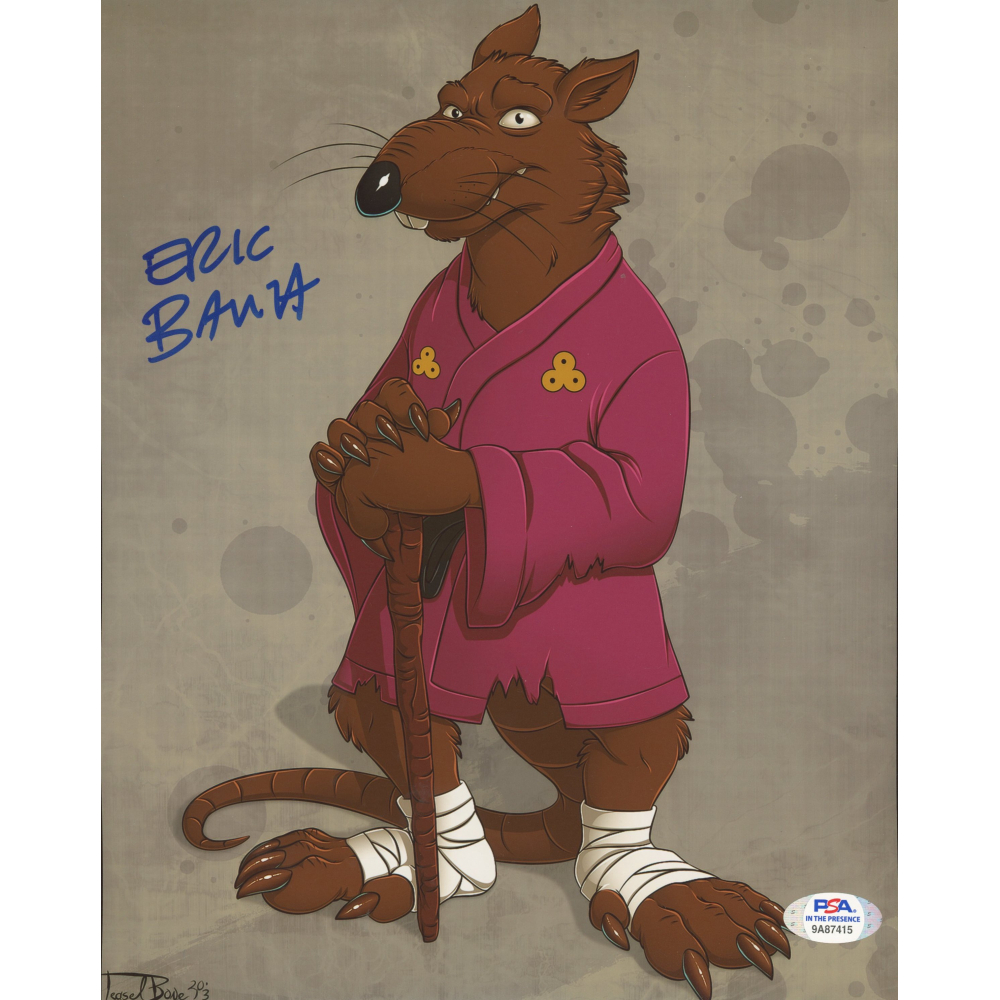 Eric Bauza Signed "Teenage Mutant Ninja Turtles" 8x10 Photo (PSA ...