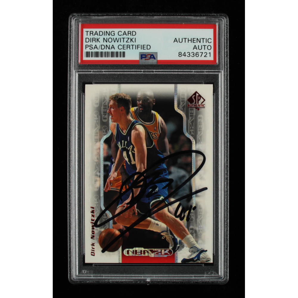 Dirk Nowitzki Signed 1998-99 SP Authentic NBA 2K #2K9 (PSA Encapsulated ...