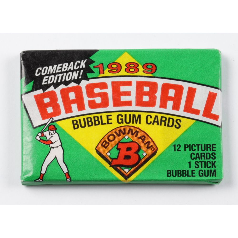 1989 Bowman Baseball Comeback Edition Bubble Gum Cards Wax Pack ...