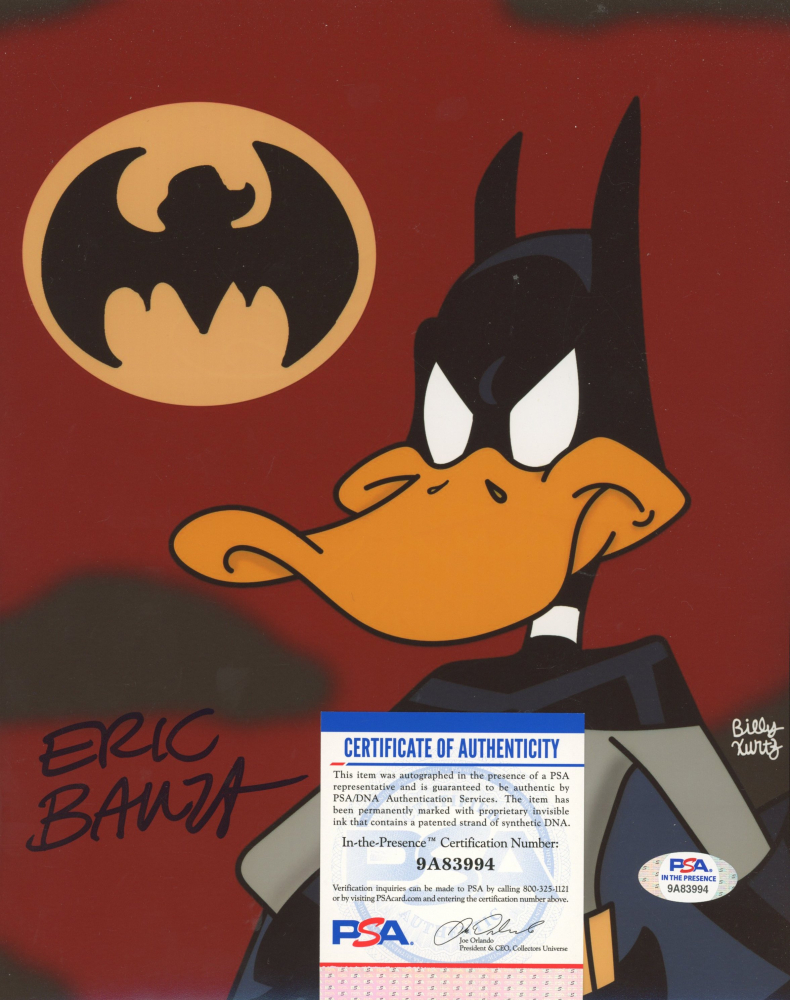 Eric Bauza Signed "Daffy Duck" 8x10 Photo (PSA COA) | Pristine Auction