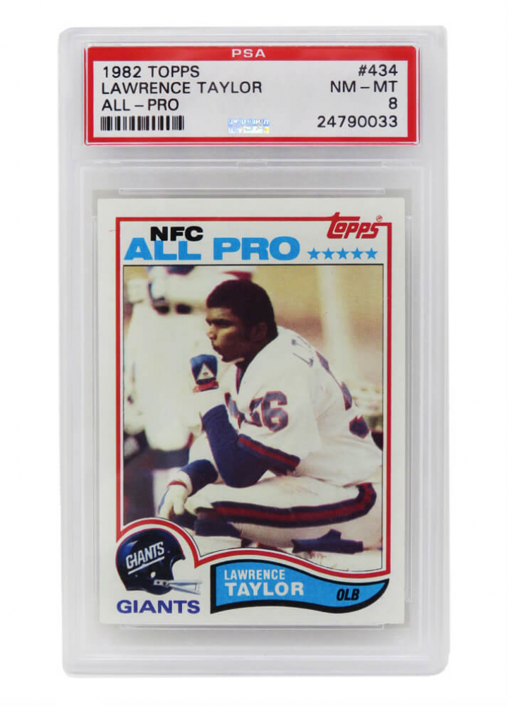 Lawrence Taylor 1982 Topps #434 RC (PSA 8) | Pristine Auction