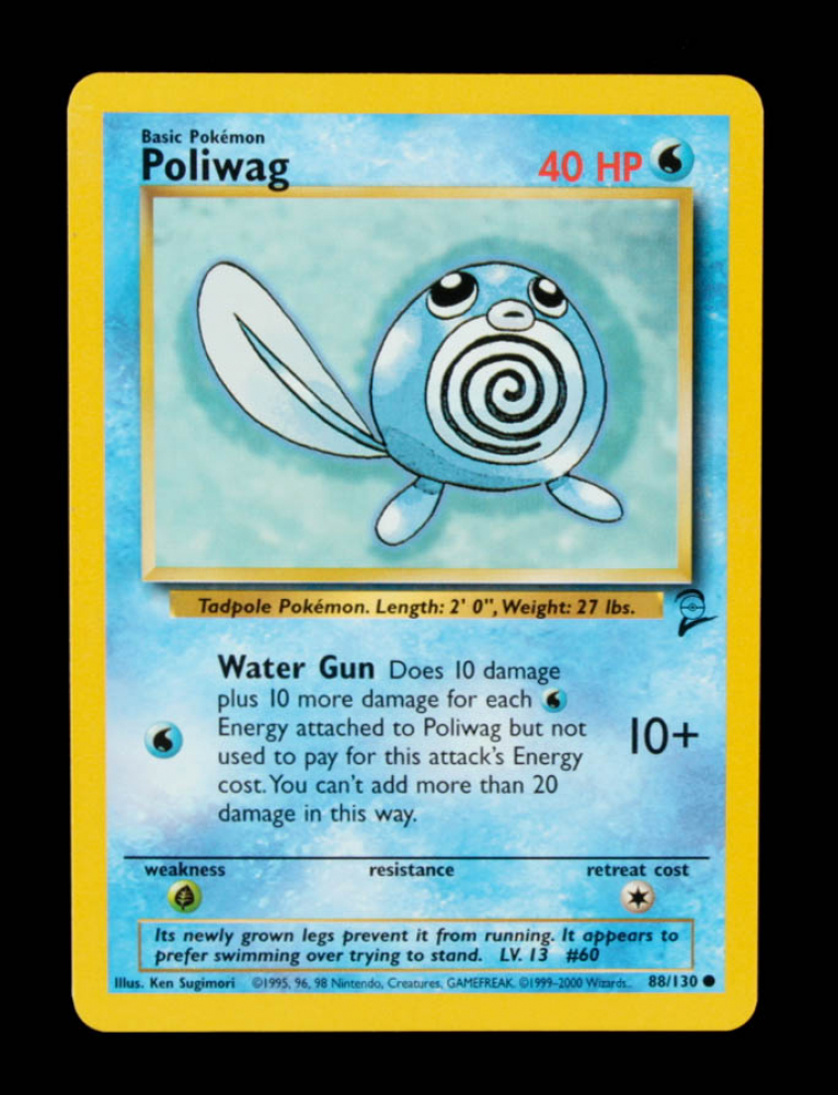Poliwag 2000 Pokemon Base 2 Unlimited #88 | Pristine Auction