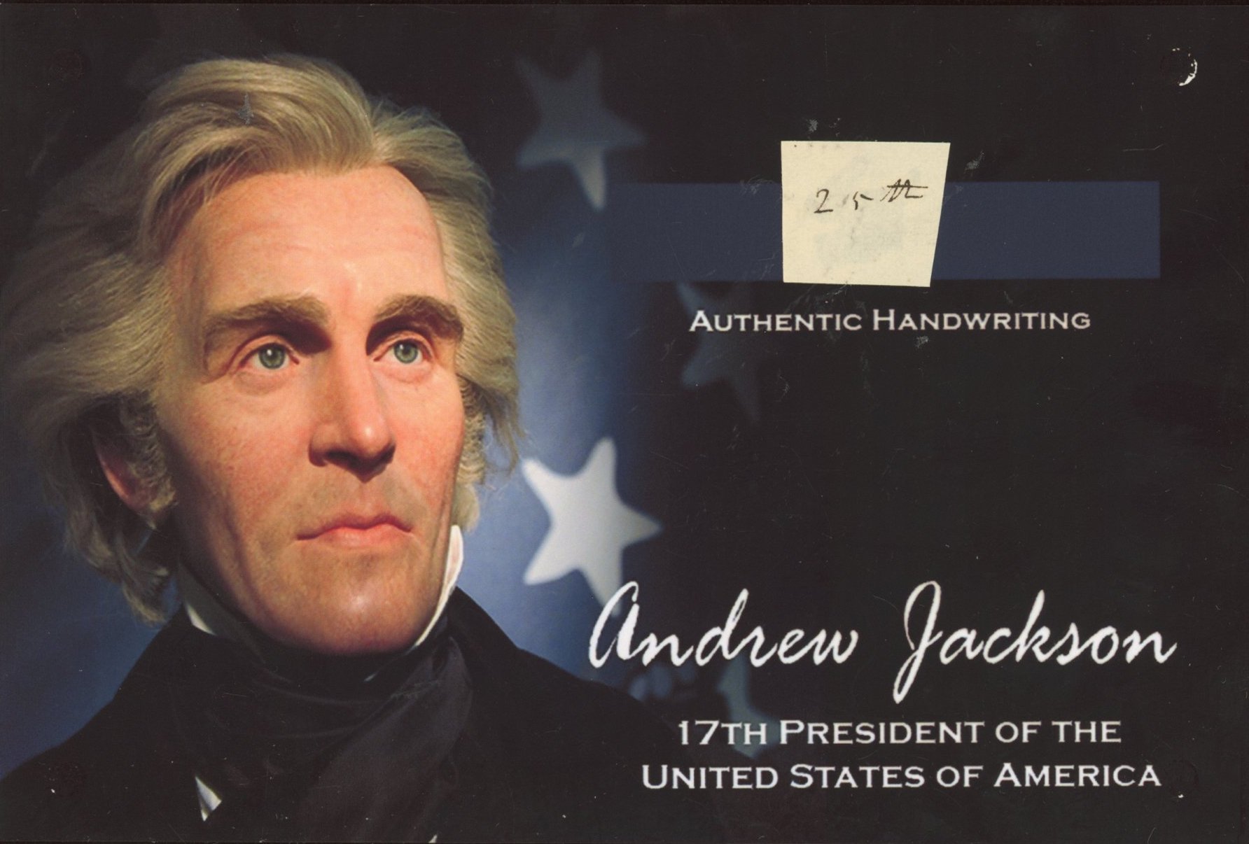 Andrew Jackson Hand-Written Word (JSA LOA) | Pristine Auction