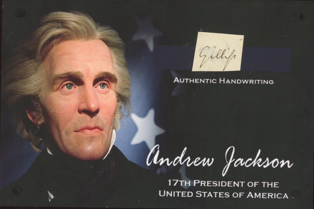 Andrew Jackson Hand-Written Word (JSA LOA) | Pristine Auction