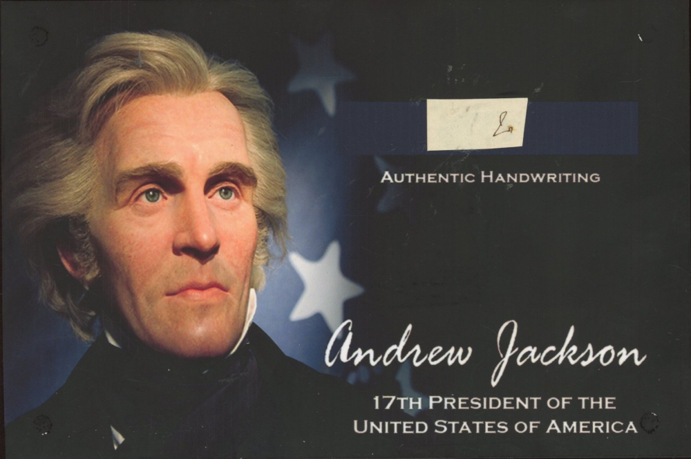 Andrew Jackson Hand-Written Word (JSA LOA) | Pristine Auction