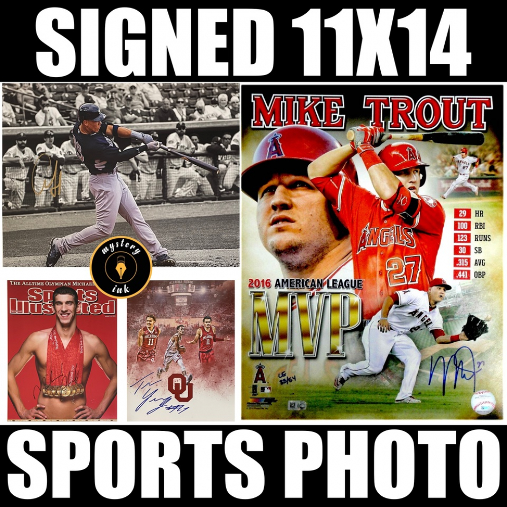 Mystery Ink Signed 11x14 Autographed Photo Mystery Box Pack – Mixed ...
