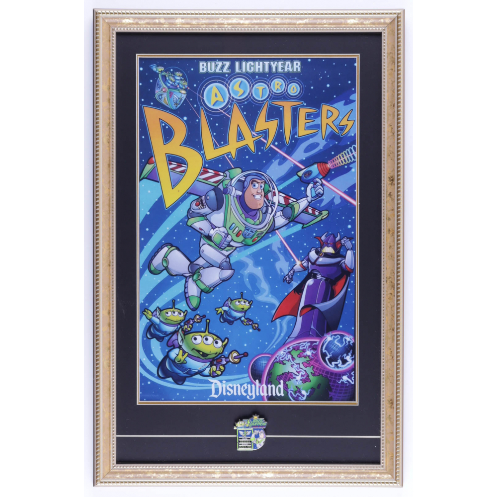 Disneyland's "Buzz Lightyear Astro Blasters" 15x23 Print Display with ...