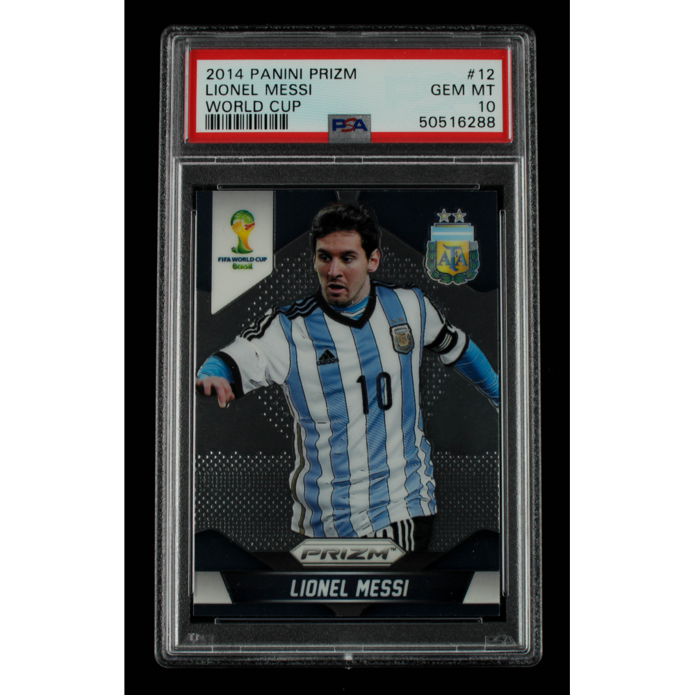 Lionel Messi 2014 Panini Prizm World Cup #12 (PSA 10) | Pristine Auction