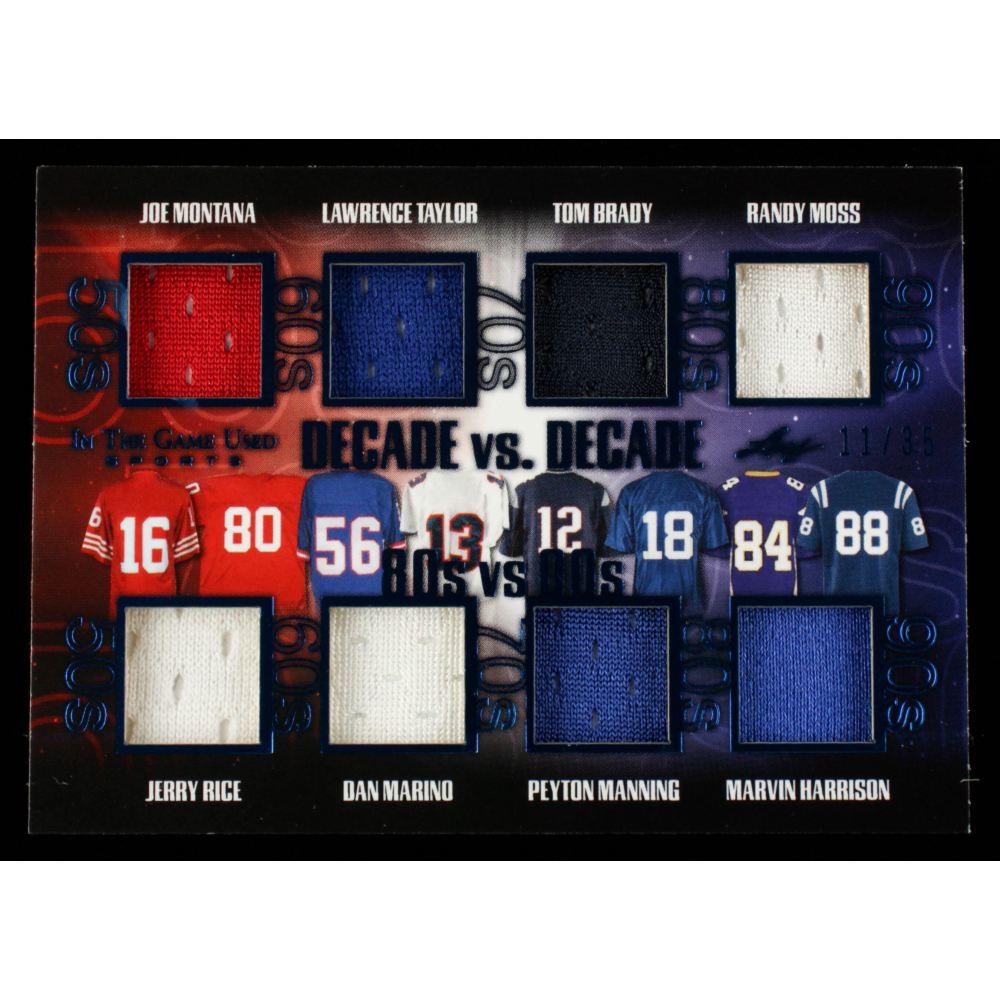 2020 ITG Used Sports Decade VS Decade Memorabilia Platinum Blue ...