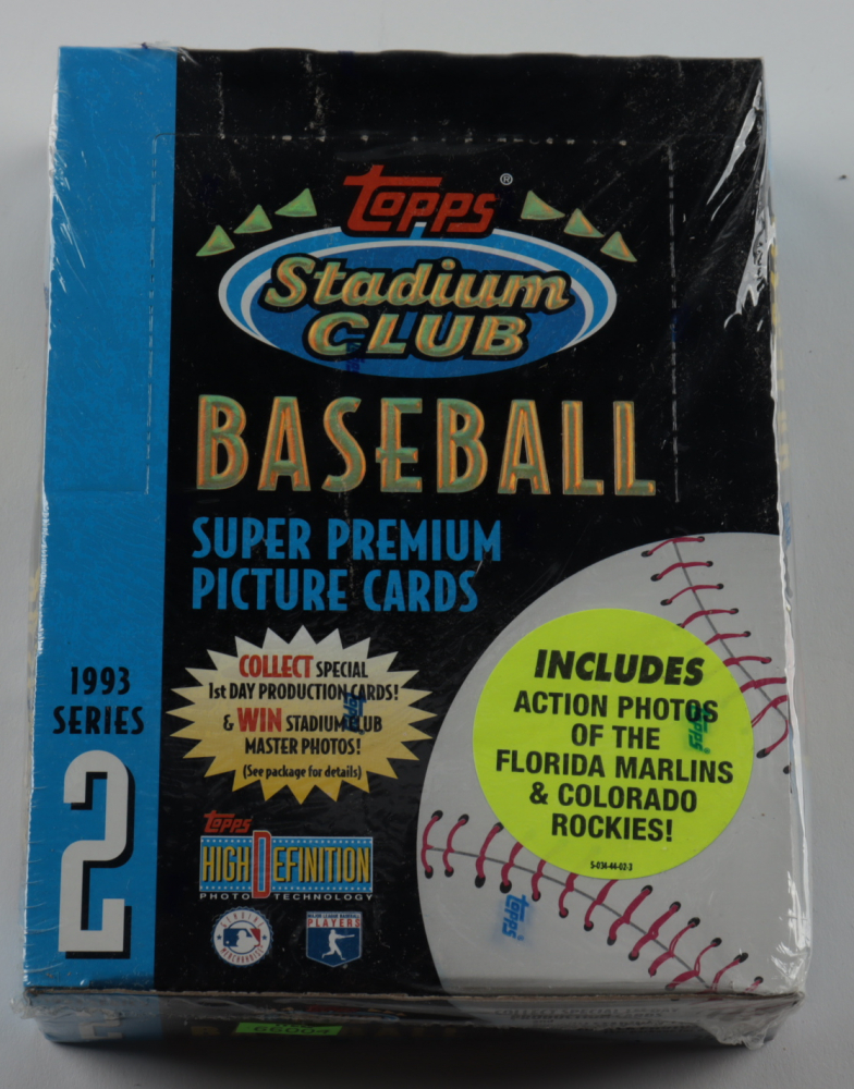 1993 Topps Stadium Club Series 3 Baseball Hobby Box with (24) Packs ...