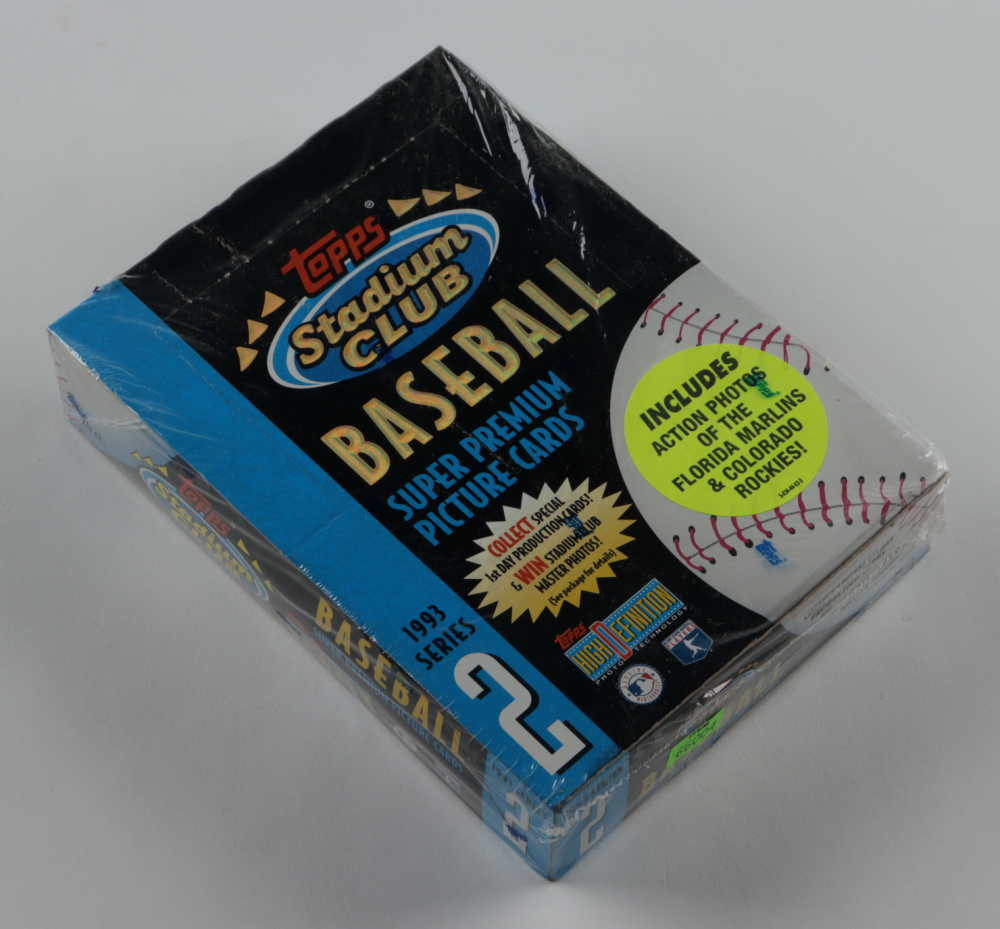 1993 Topps Stadium Club Series 3 Baseball Hobby Box with (24) Packs | Pristine Auction