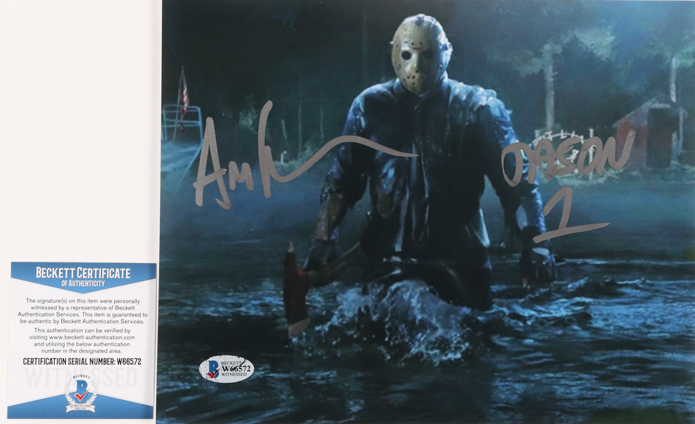 Ari Lehman Signed "Friday the 13th" 8x10 Photo Inscribed "Jason 1 ...
