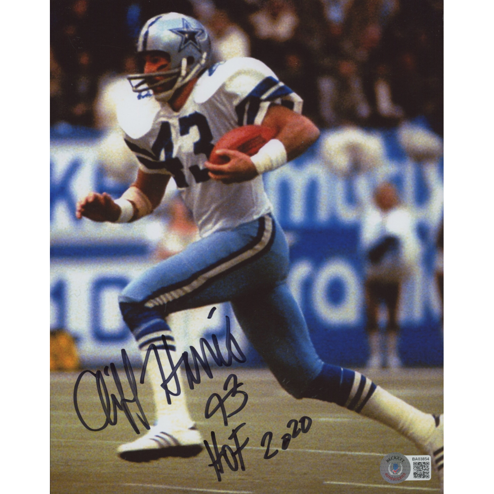 Cliff Harris Signed Cowboys 8x10 Photo Inscribed "HOF 2020" (Beckett ...