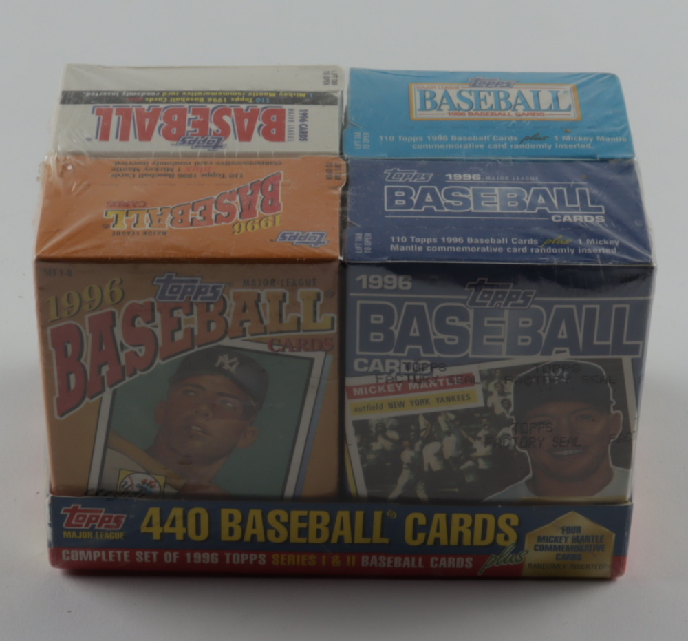 1996 Topps Baseball Factory Complete Set of (440) Baseball Cards ...