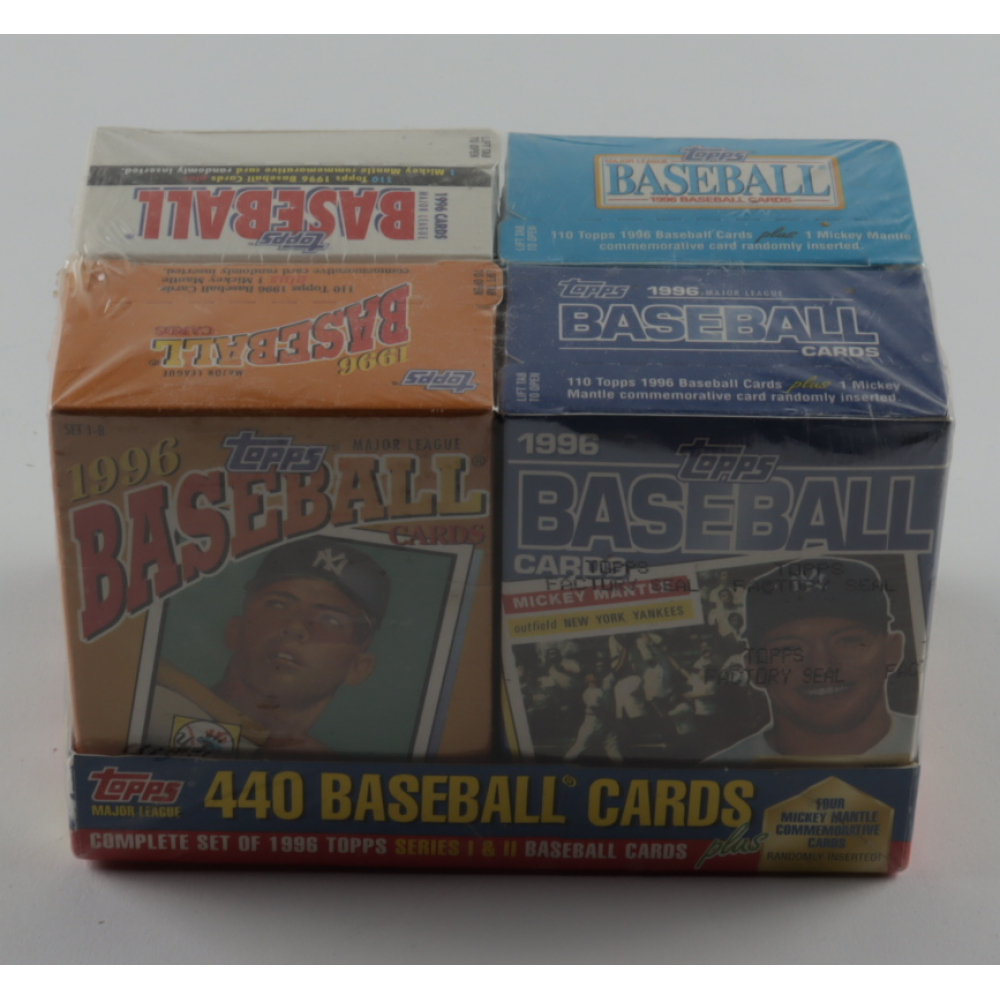 1996 Topps Baseball Factory Complete Set of (440) Baseball Cards ...