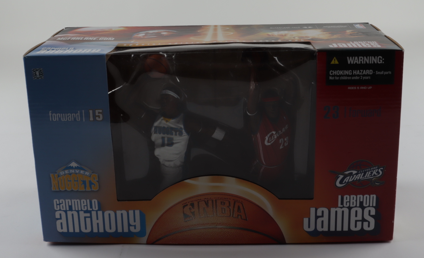 2004 LeBron James & Carmelo Anthony McFarlane NBA "Sports Picks ...