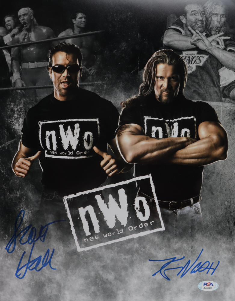 Scott Hall & Kevin Nash Signed "n.W.o" 11x14 Photo (PSA) | Barnebys