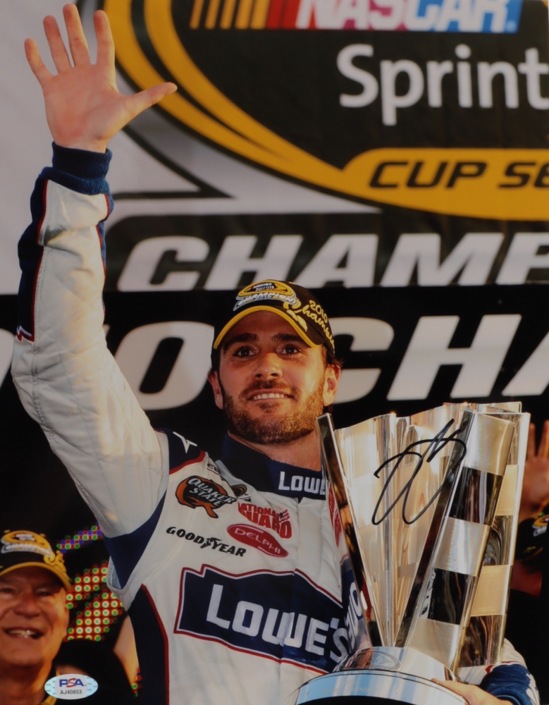 Jimmie Johnson Signed NASCAR 11x14 Photo (PSA COA) | Pristine Auction