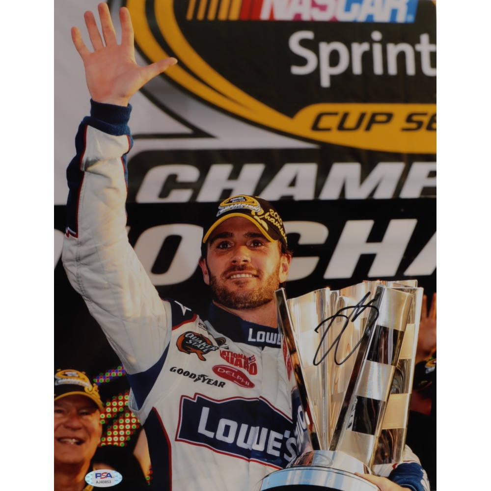 Jimmie Johnson Signed NASCAR 11x14 Photo (PSA COA) | Pristine Auction