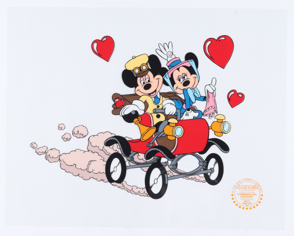 Walt Disney Mickey Mouse & Minnie Mouse "Nifty Nineties" LE 11x14 (2 ...
