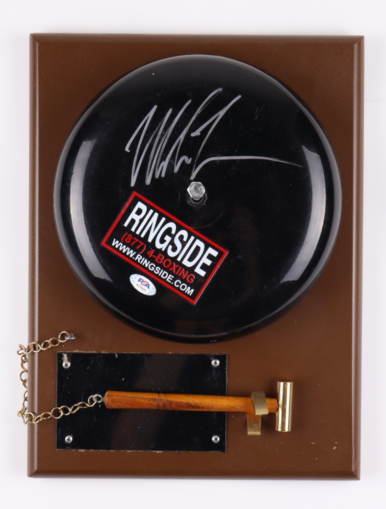 Mike Tyson Signed Authentic Full-Size Ringside Boxing Bell (PSA COA ...