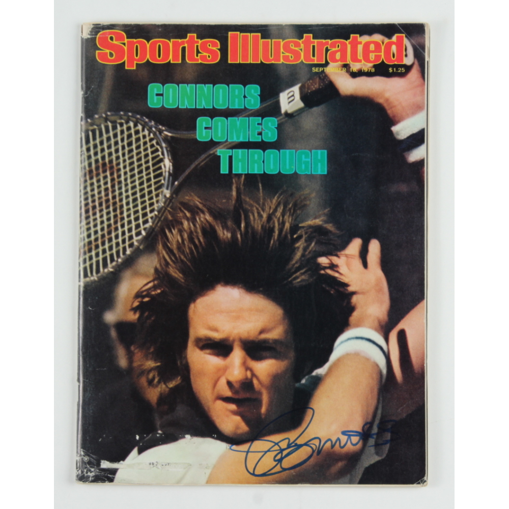 Jimmy Connors Signed 1978 Sports Illustrated Magazine (JSA COA) (See ...