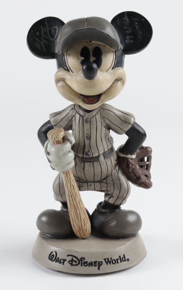 Chipper Jones Signed Mickey Mouse Baseball Bobblehead Inscribed "99 NL ...
