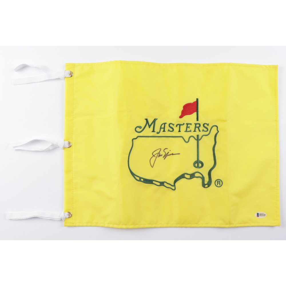 Jack Nicklaus Signed Masters Golf Pin Flag (Beckett) | Pristine Auction