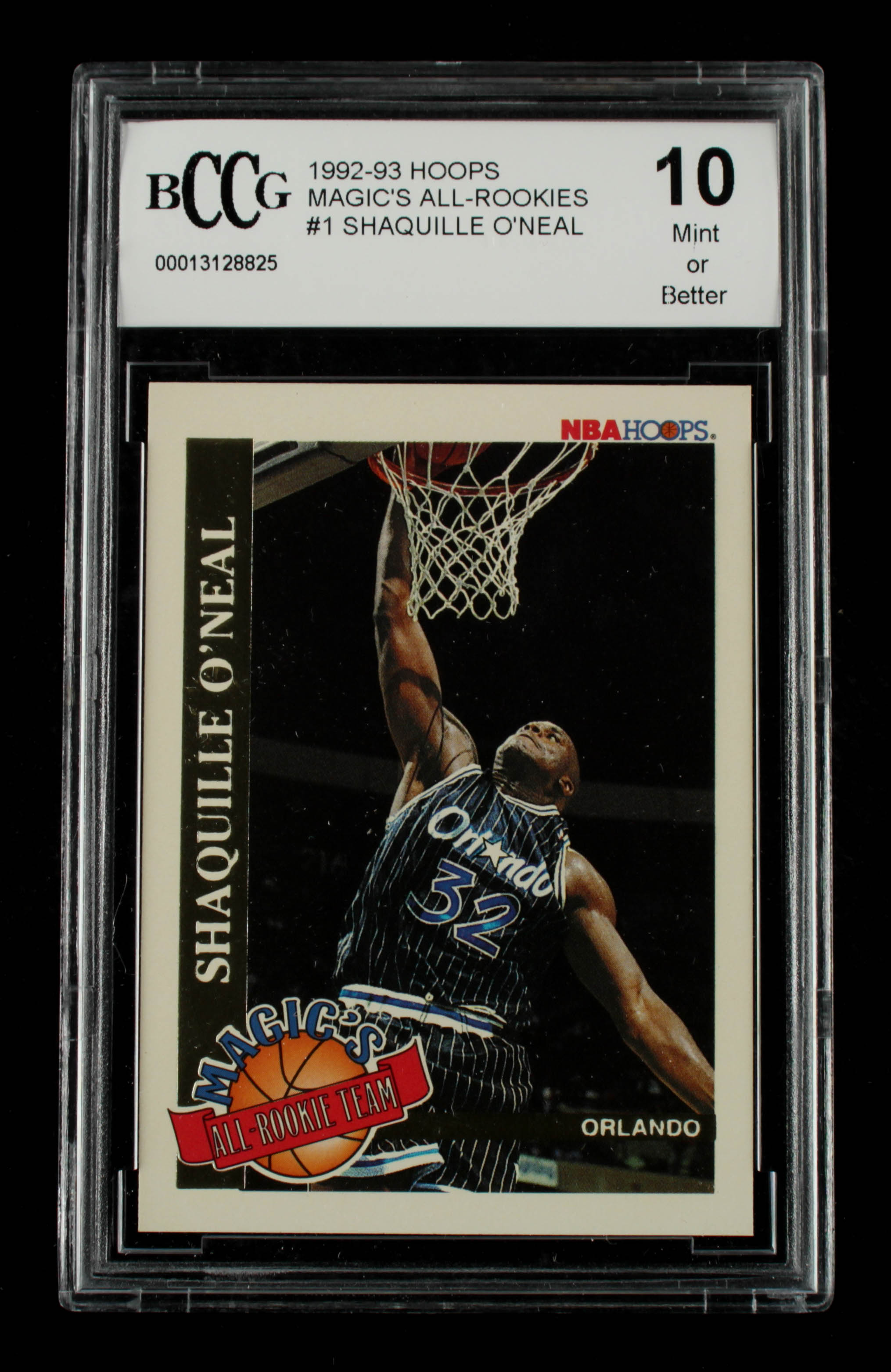 Shaquille O'Neal 1992-93 Hoops Magic's All-Rookies #1 (BCCG 10 ...
