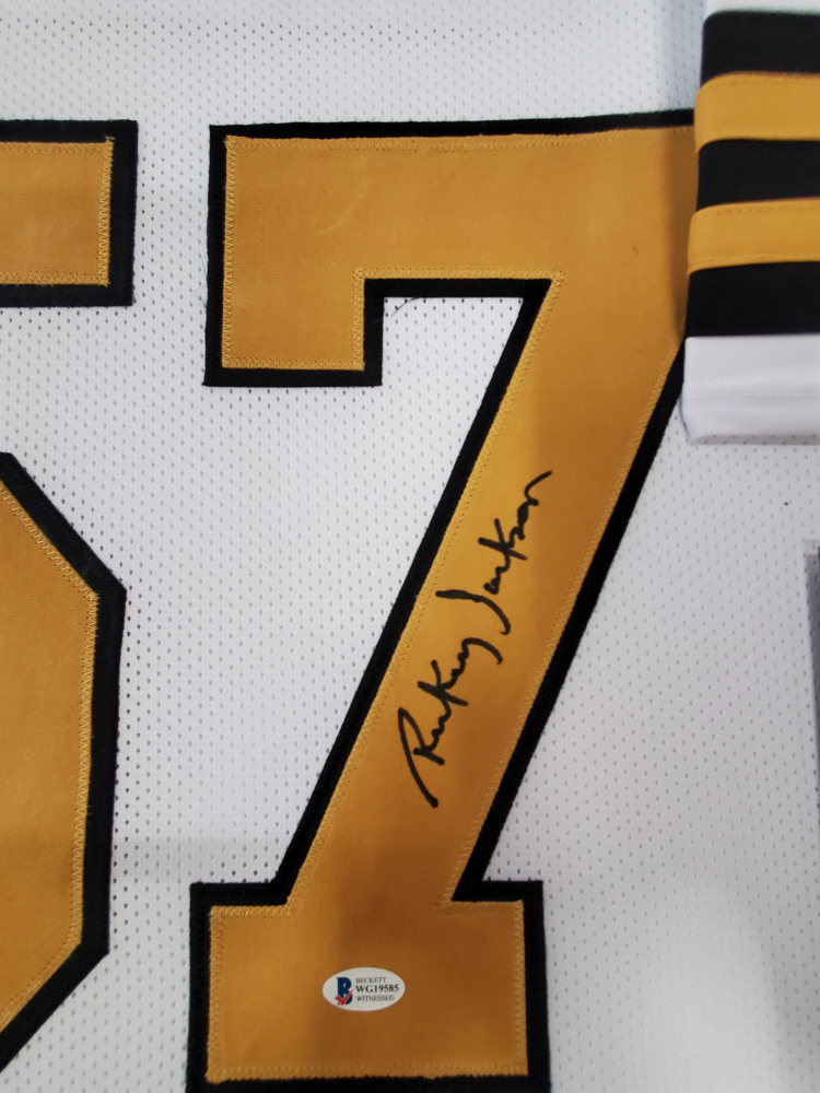 Rickey Jackson Signed 34x42 Custom Framed Jersey Display (Beckett COA ...