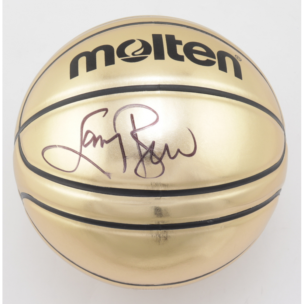 Larry Bird Signed Molten Gold Basketball (JSA COA) | Pristine Auction