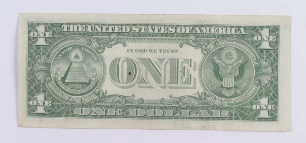 1957A $1 One Dollar U.S. National Currency Blue Seal Bank Note ...