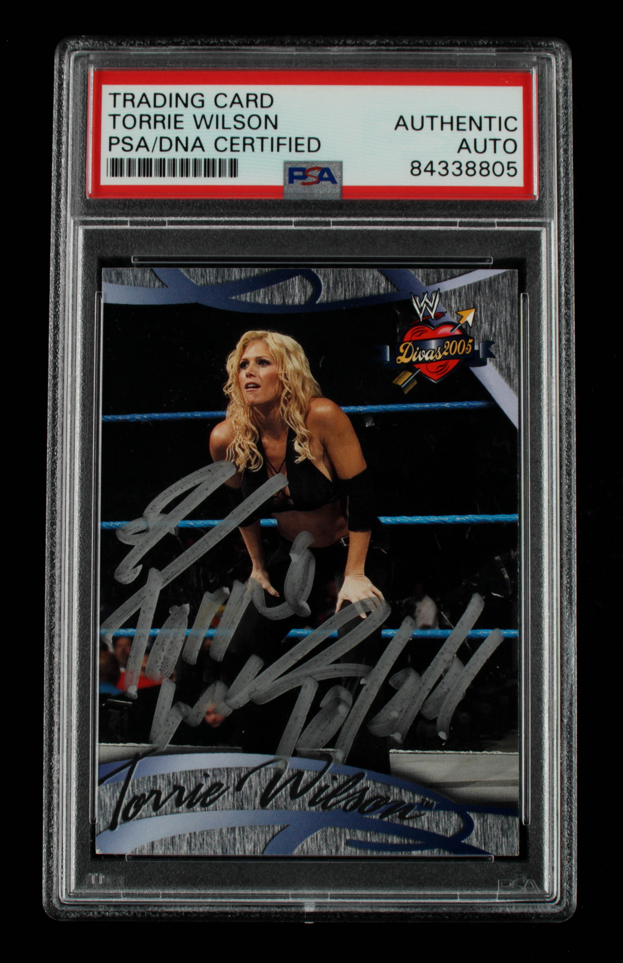 Torrie Wilson Signed 2004 Fleer WWE Divine Divas 2005 #34 With ...