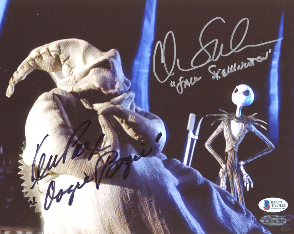 Chris Sarandon & Ken Page Signed "Nightmare Before Christmas" 8x10 ...