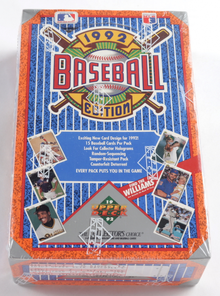 1992 Upper Deck Low Series Baseball Box of (36) Packs | Pristine Auction
