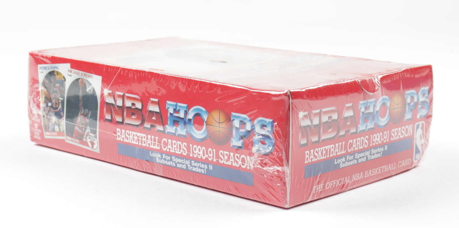 1990-91 NBA Hoops Series II Basketball Box of (36) Packs (See ...