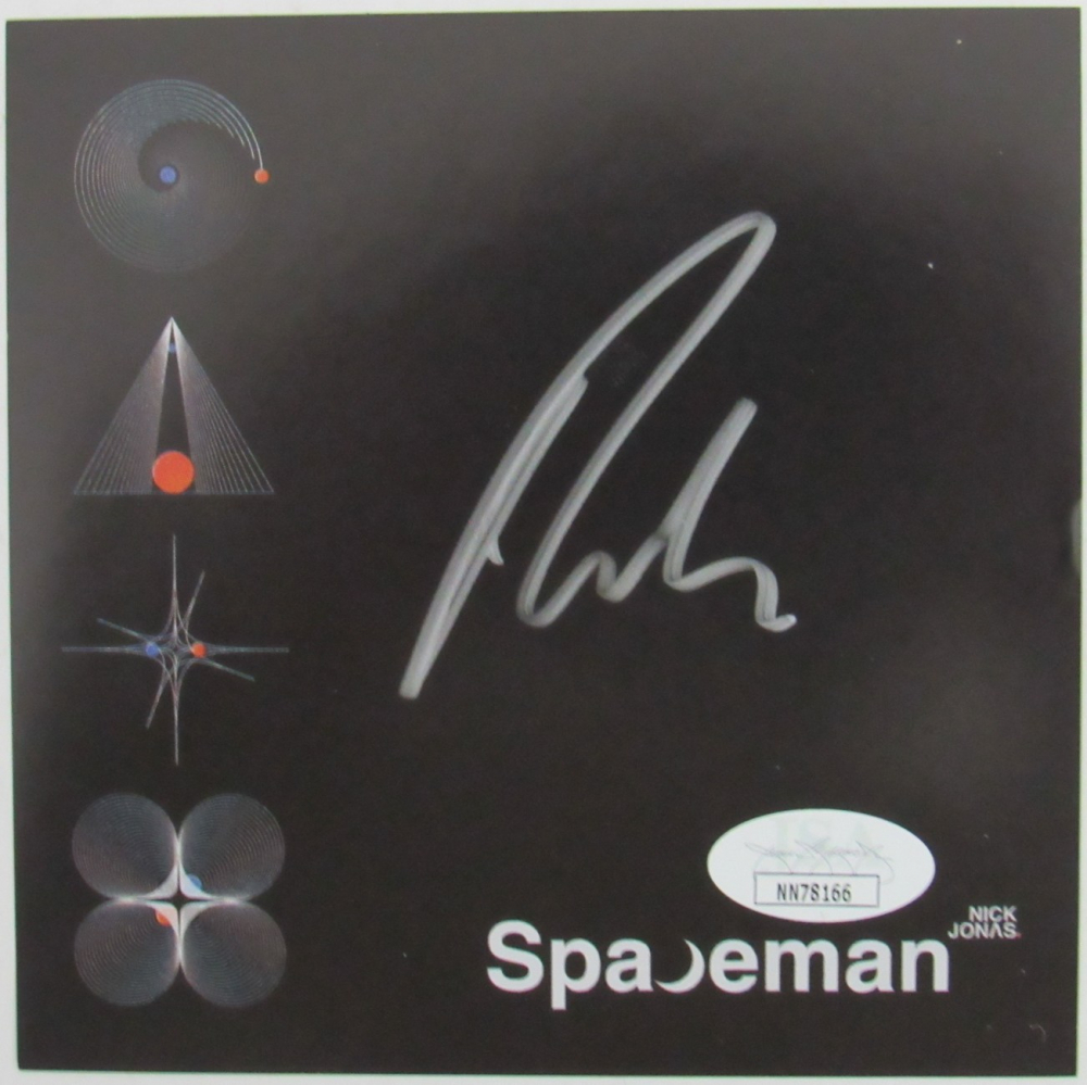 Nick Jonas Signed "Spaceman" CD Insert (JSA COA) | Pristine Auction