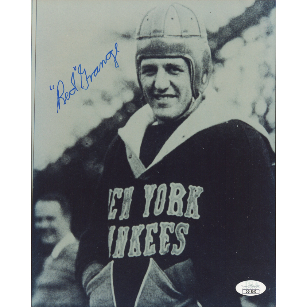 Harold "Red" Grange Signed 8x10 Photo (JSA COA) | Pristine Auction