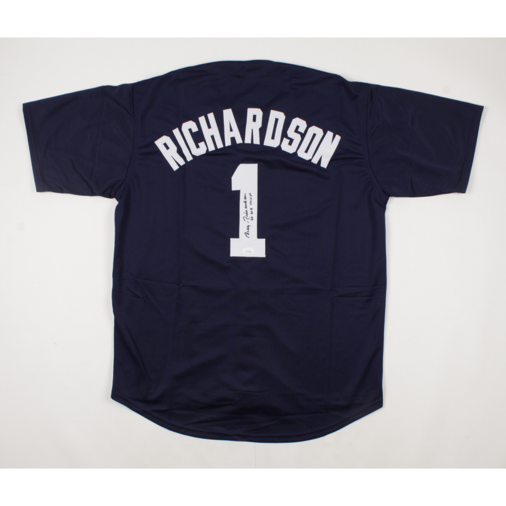 Bobby Richardson Signed Jersey Inscribed "60 WS MVP" (JSA COA ...