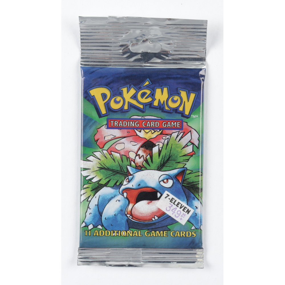 1999 Pokemon Base Set Venusaur Art Booster Pack with (11) Cards ...