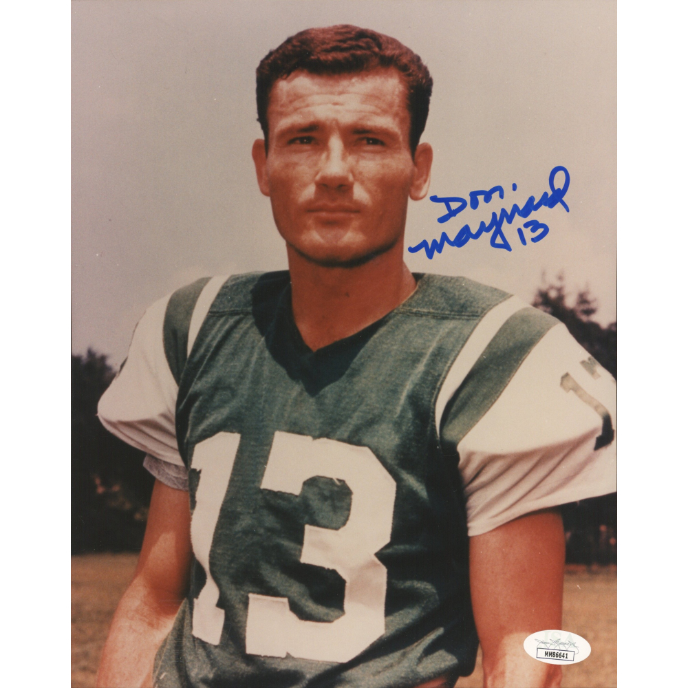 Don Maynard Signed Jets 8x10 Photo (JSA COA) | Pristine Auction