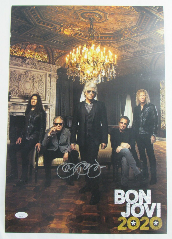 Jon Bon Jovi Signed Bon Jovi 13x19 Promotional Poster (JSA COA) | Pristine Auction