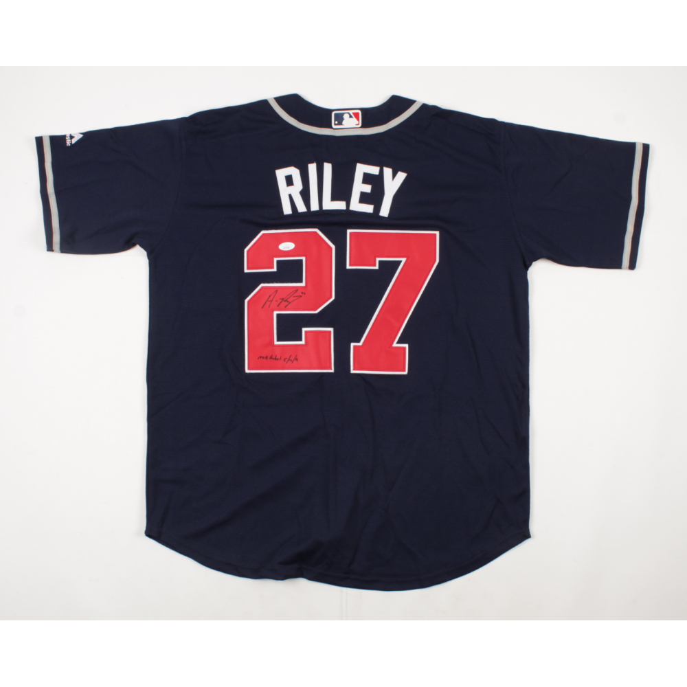Austin Riley Signed Braves Jersey Inscribed "MLB Debut 5/15/19" (JSA ...