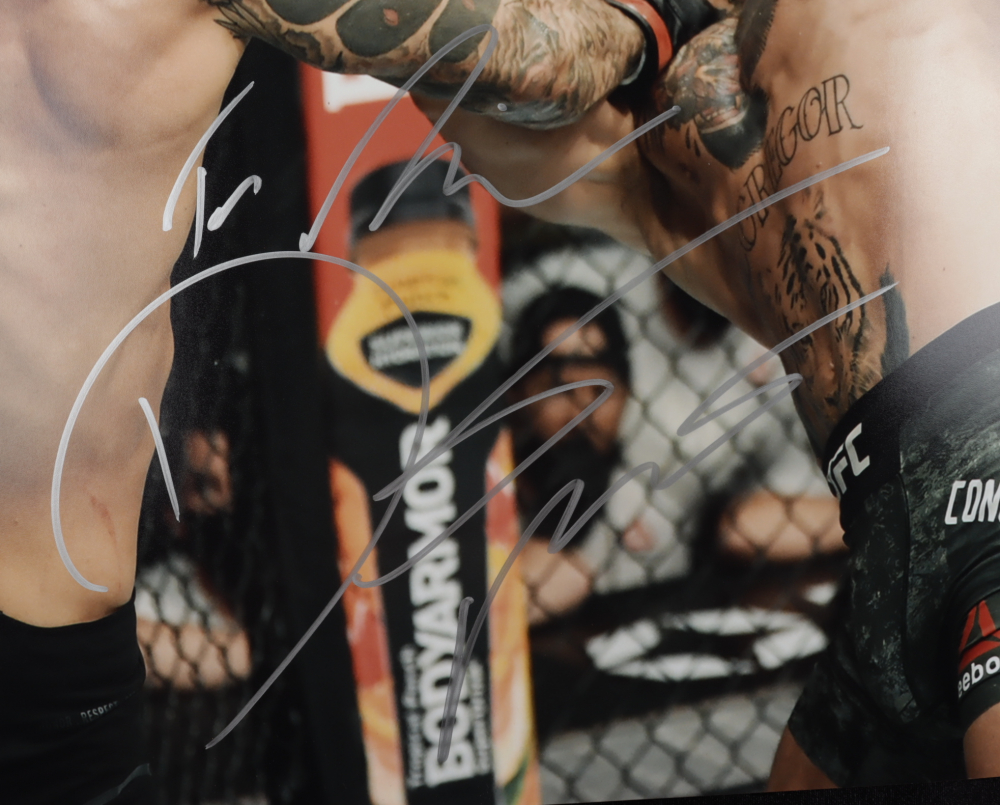 Dustin Poirier Signed UFC 16x20 Photo Inscribed "The Diamond" (PSA COA ...