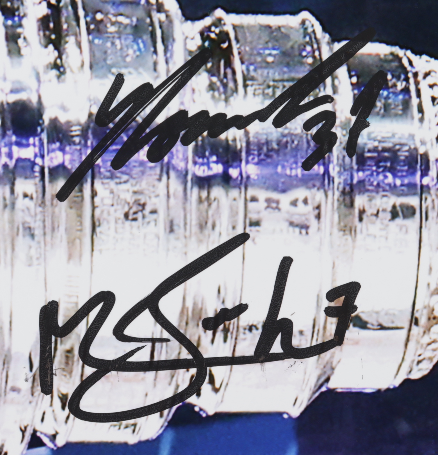 Yanni Gourde & Mathieu Joseph Signed Lightning 16x20 Photo (PSA COA ...